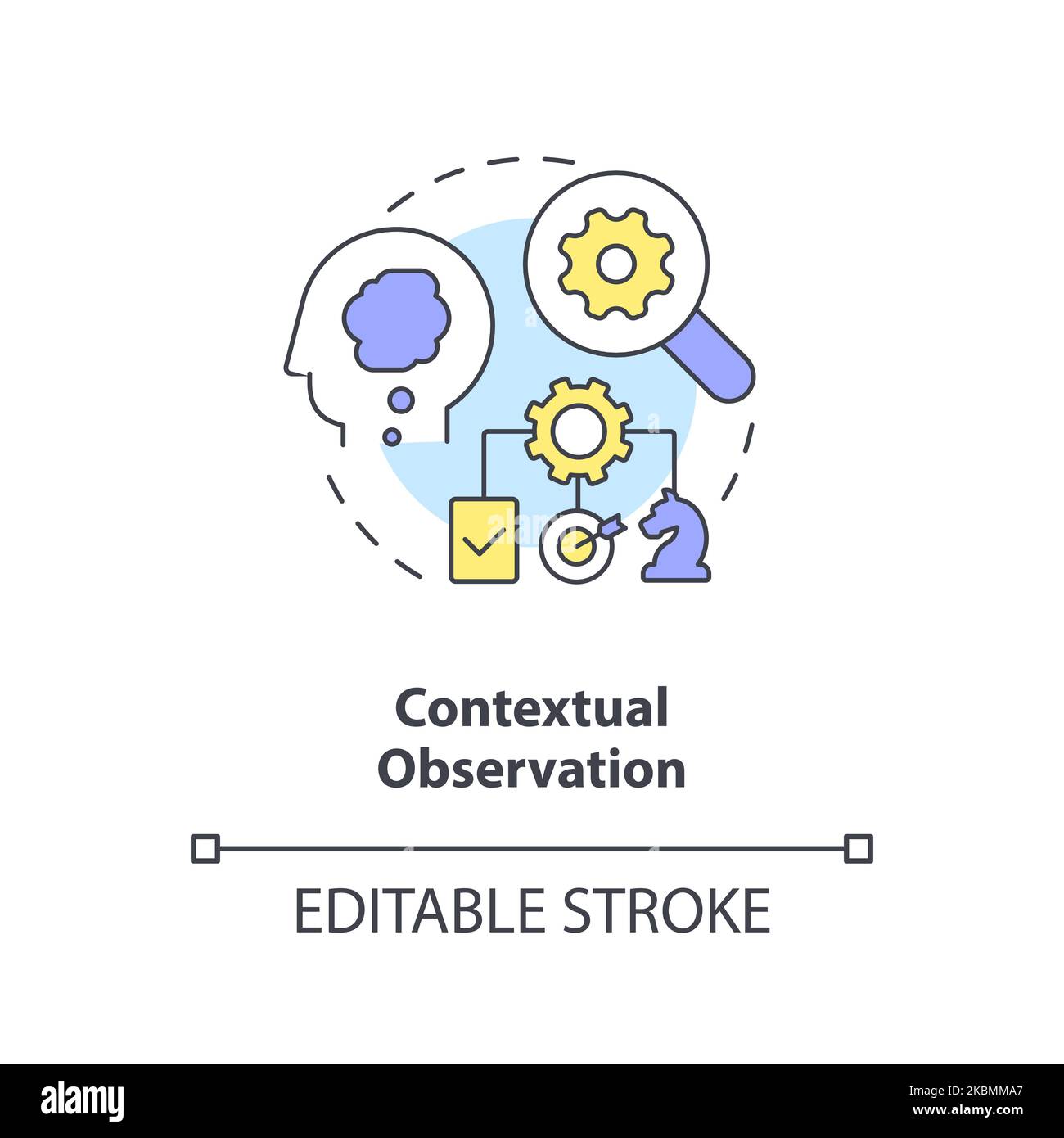 Contextual Observation Concept Icon Stock Vector Image And Art Alamy
