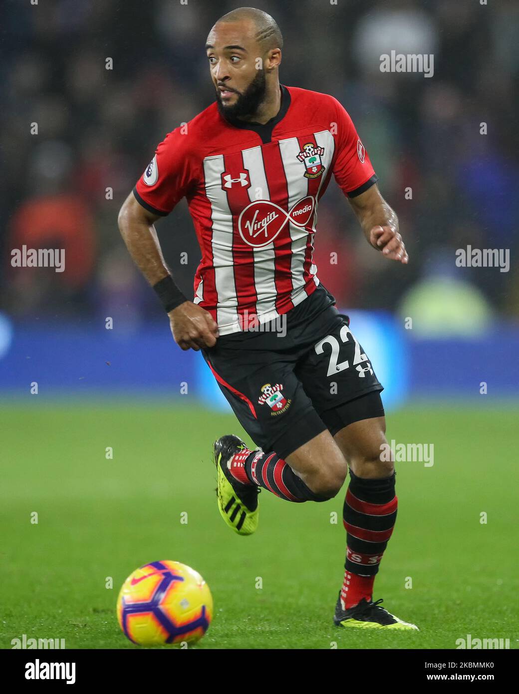 Nathan Redmond of Southampton during the Premier League match between ...