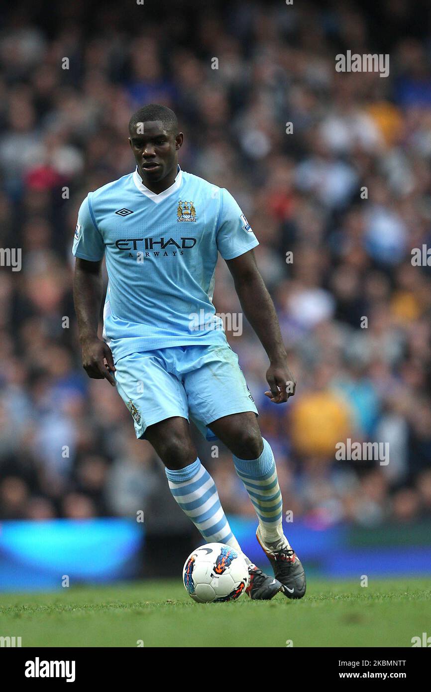 Micah Richards of Manchester City during the Premier League match ...