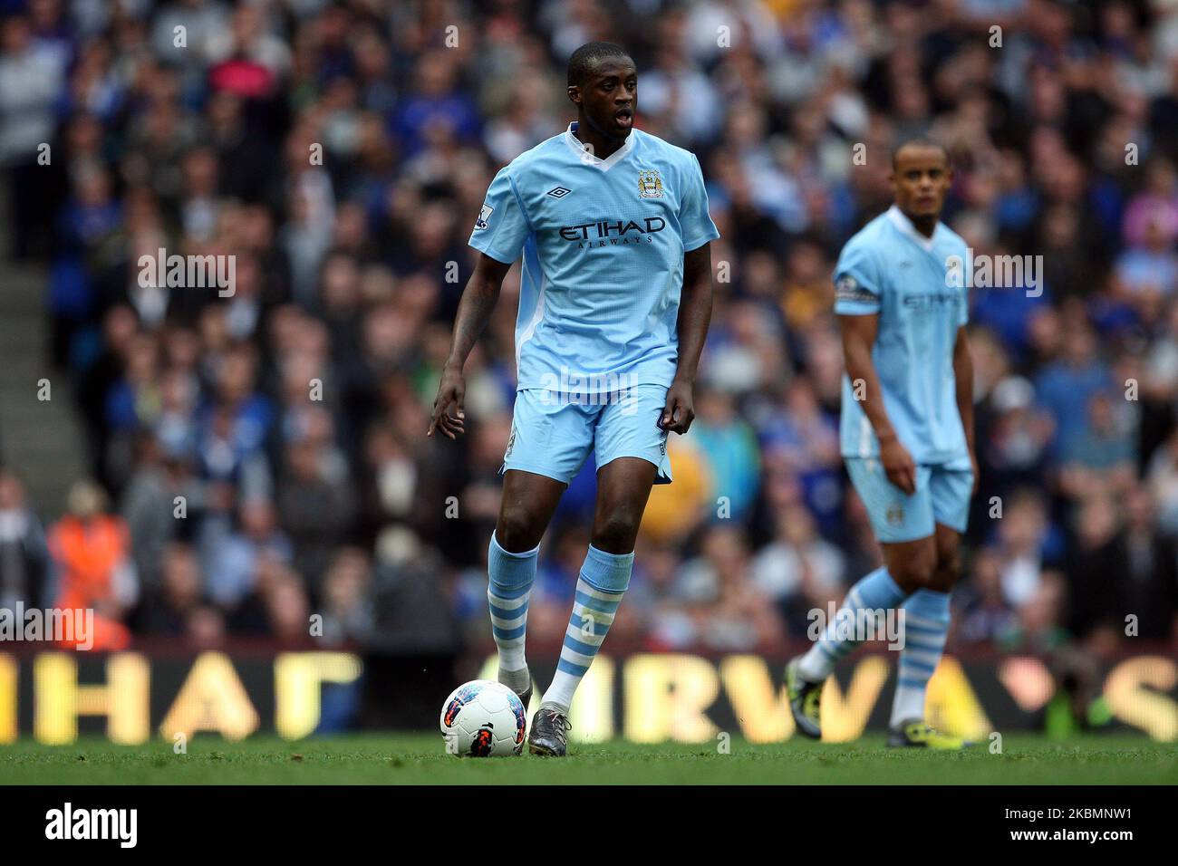 Yaya Toure of Manchester City during the Premier League match between ...