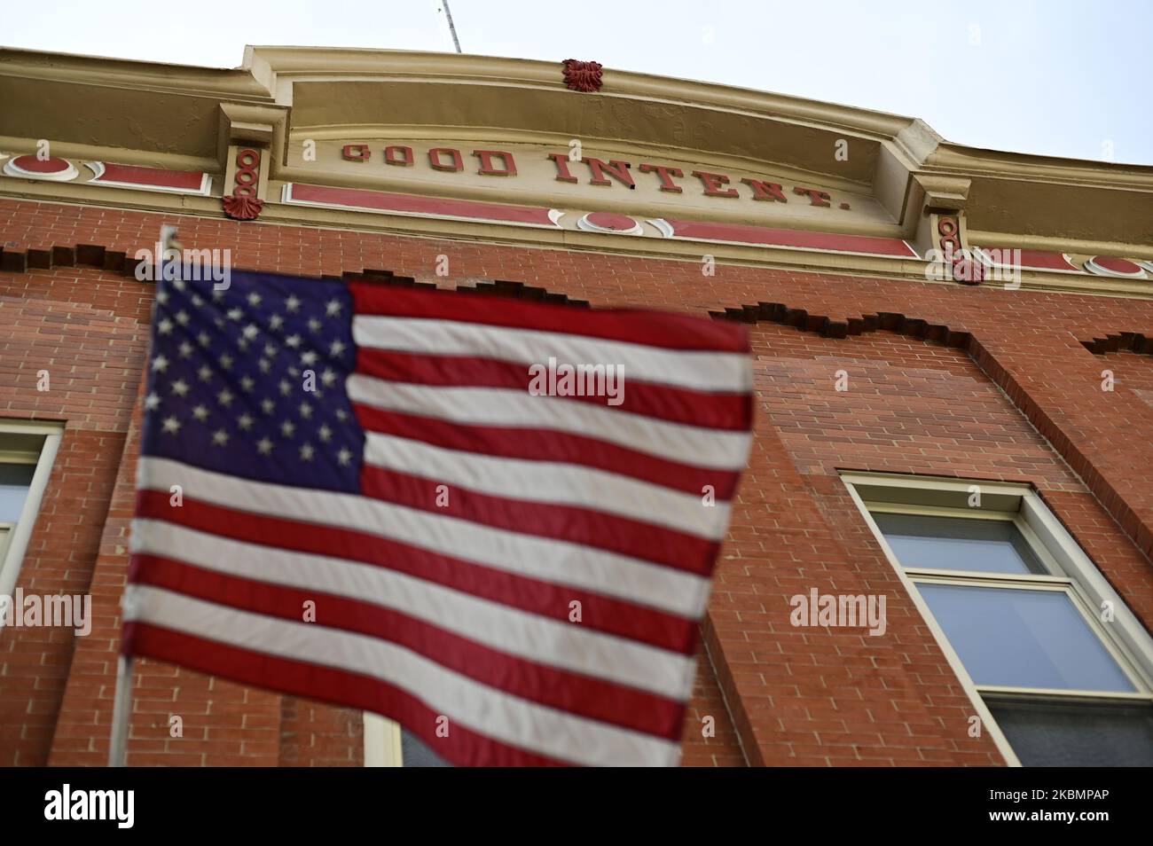 Exterior vier of the Good Intent Fire Co., in Pottsville, PA, on ...