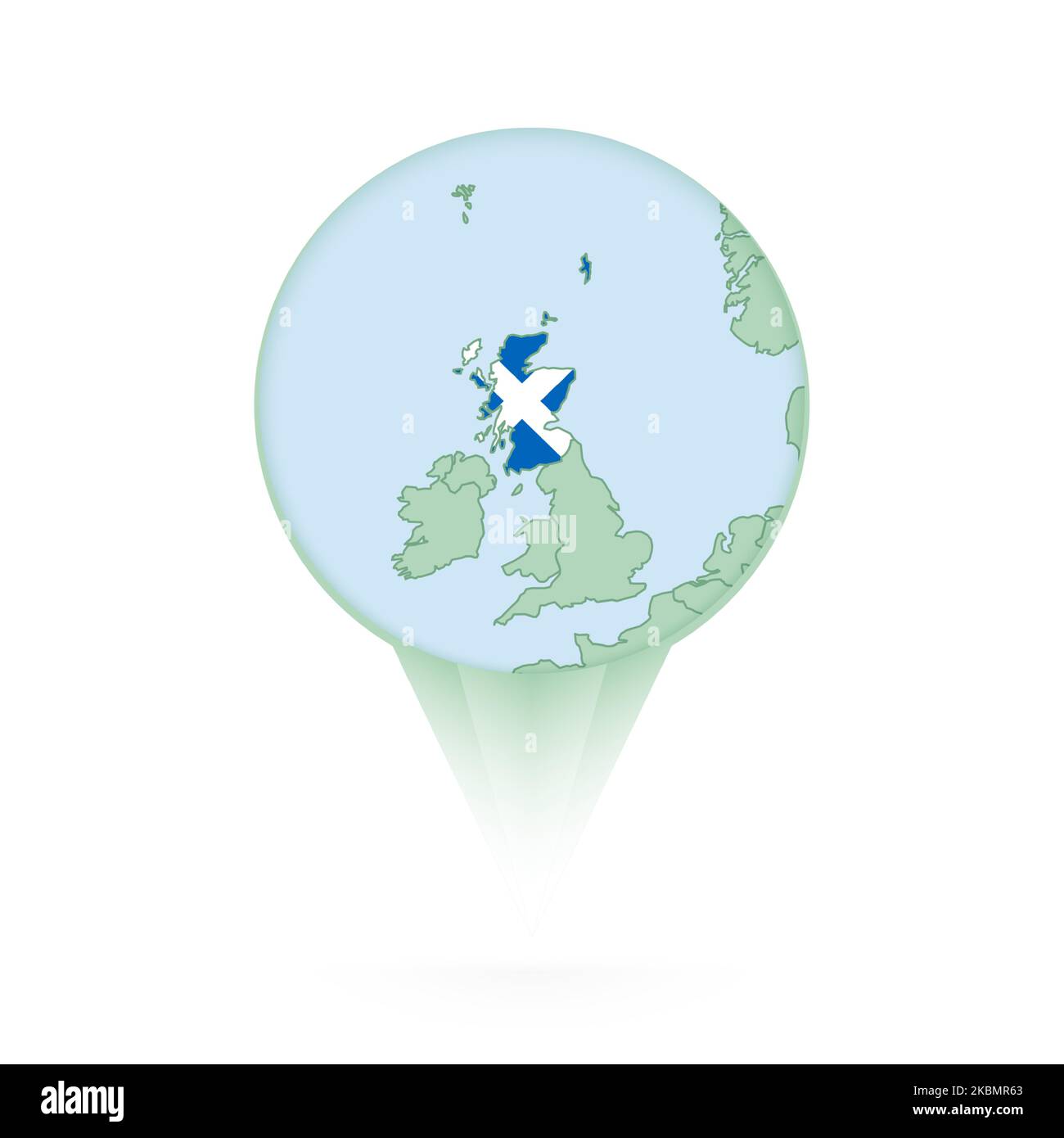 Scotland map, stylish location icon with Scotland map and flag. Green ... Scotland map, stylish location icon with Scotland map and flag. Green ...