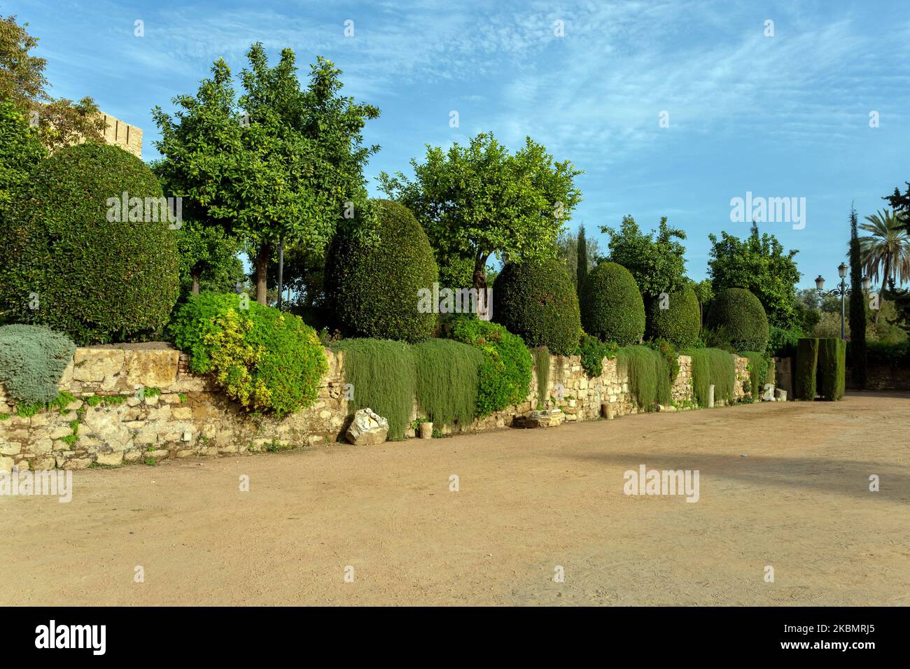 Cordoba, Spain - October 27, 2022: Garden of the Alcazar of the ...