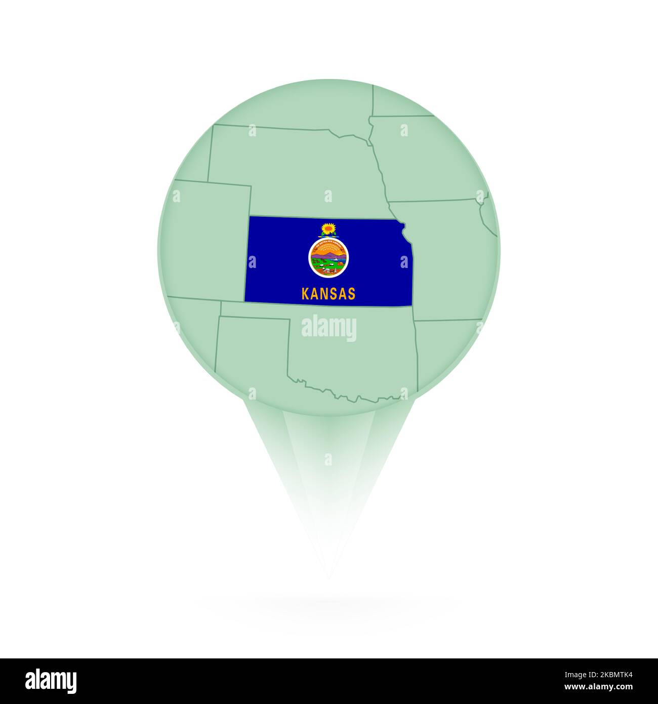 Wichita kansas map Stock Vector Images - Alamy