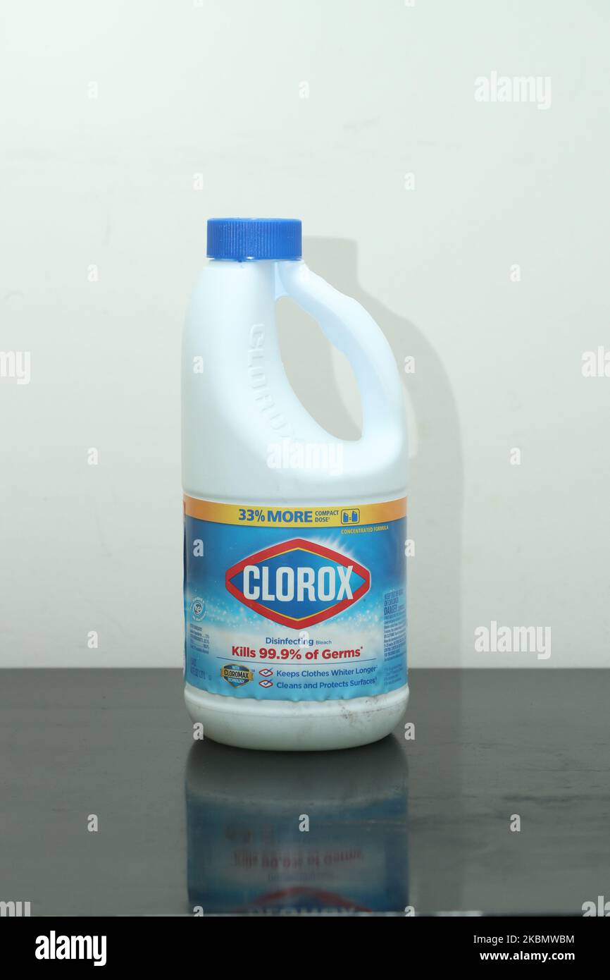 A view of Chlorox, a household sanitizing products as seen during ...