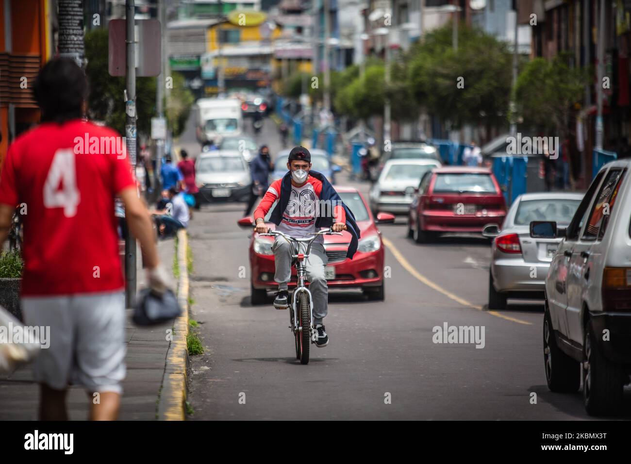 A general view of Quito, Ecuador, on April 24 2020 during the ...