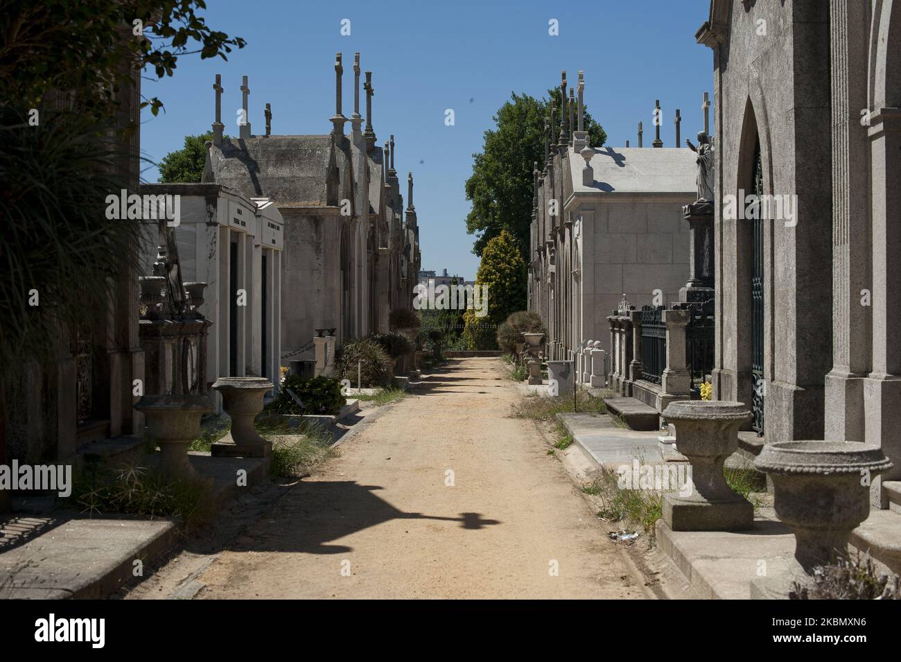 The Agramonte cemetery is located outside in the city of Porto ...