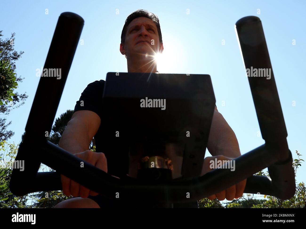 Santa Lucia Wheelchair Basketball Club player Matteo Cavagnini trains ...