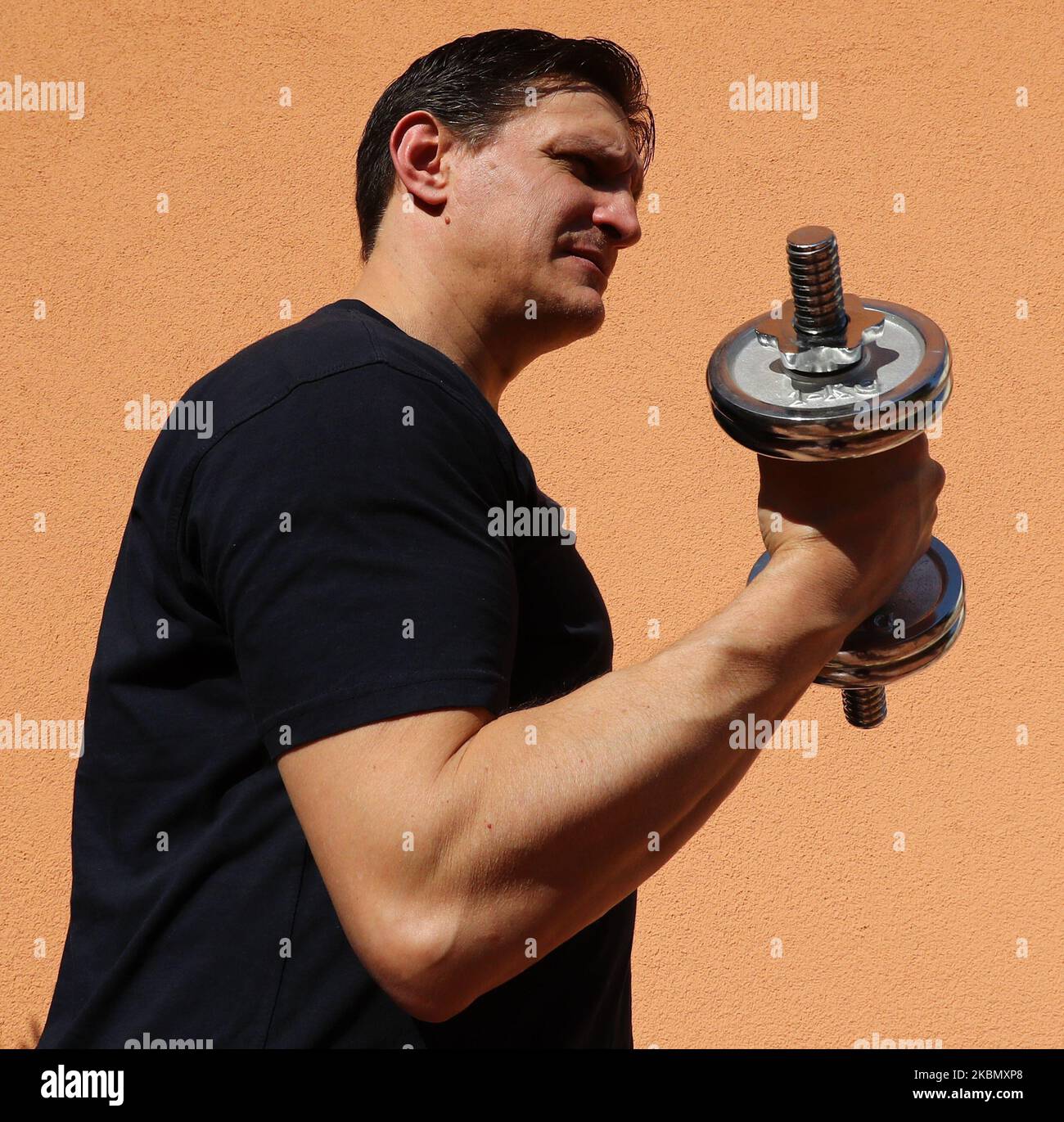 Santa Lucia Wheelchair Basketball Club player Matteo Cavagnini trains ...