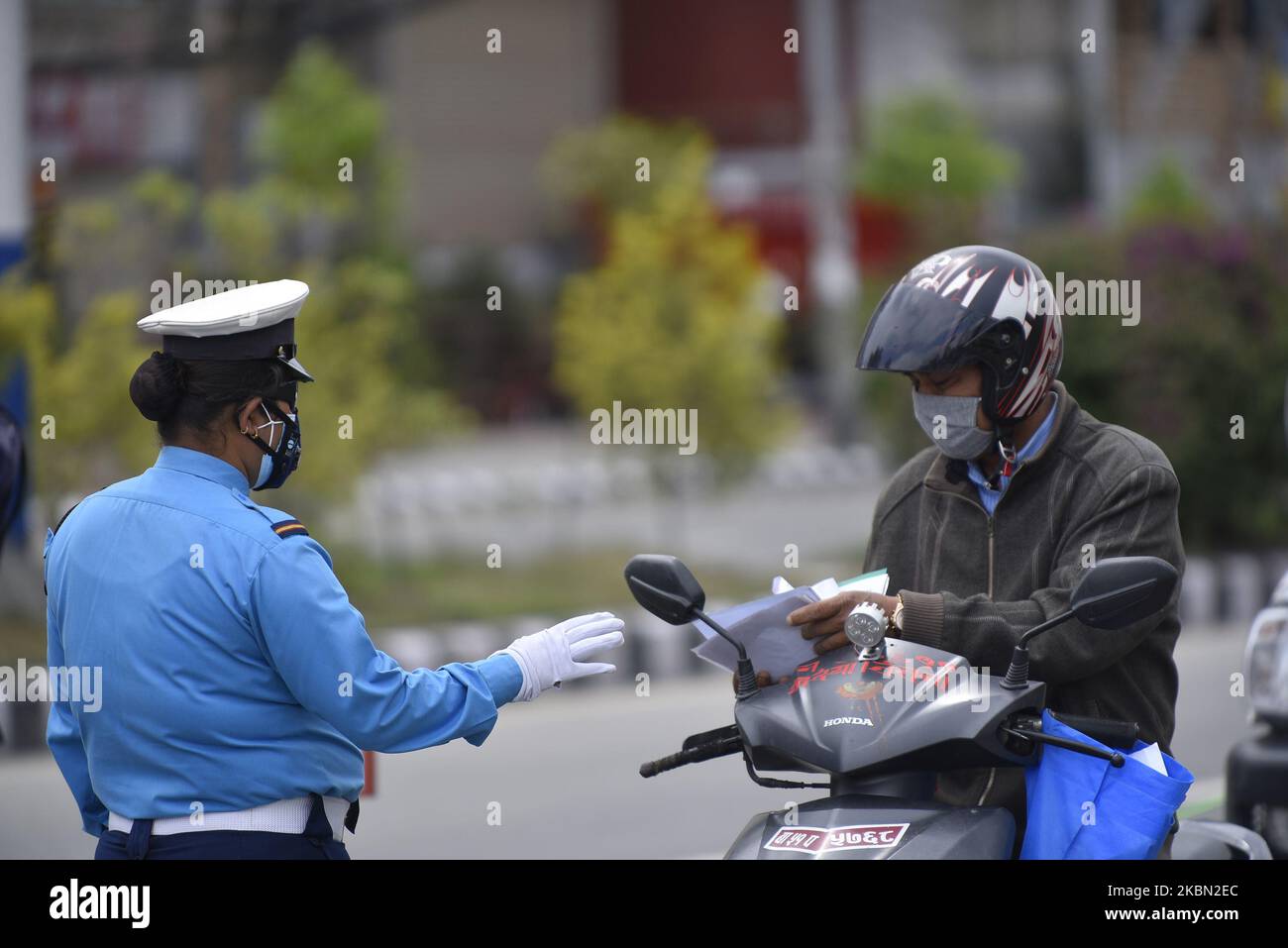 Nepal Police personnel strict on checking vehicle driving passes in ...