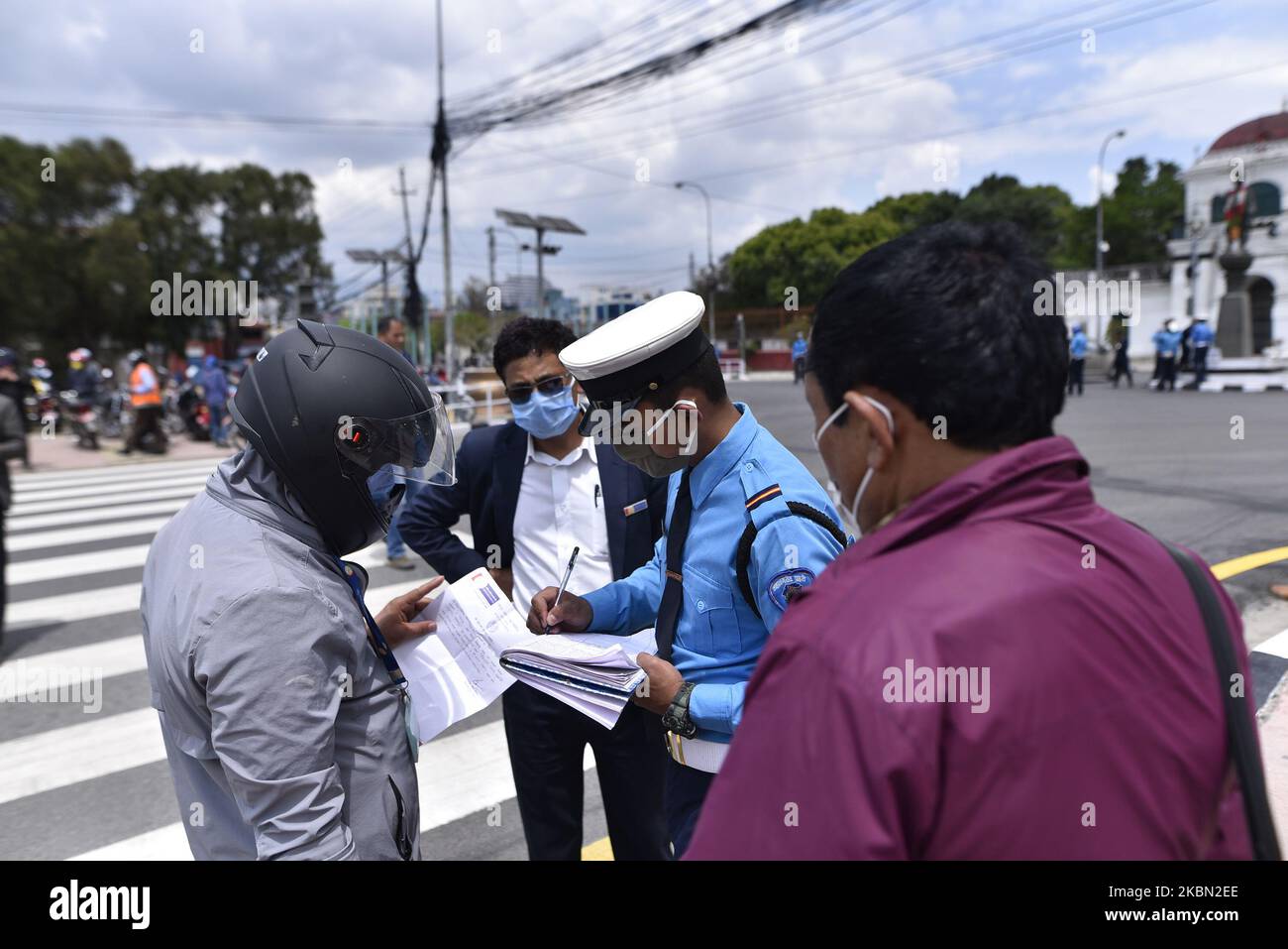 Nepal Police personnel strict on checking vehicle driving passes in ...