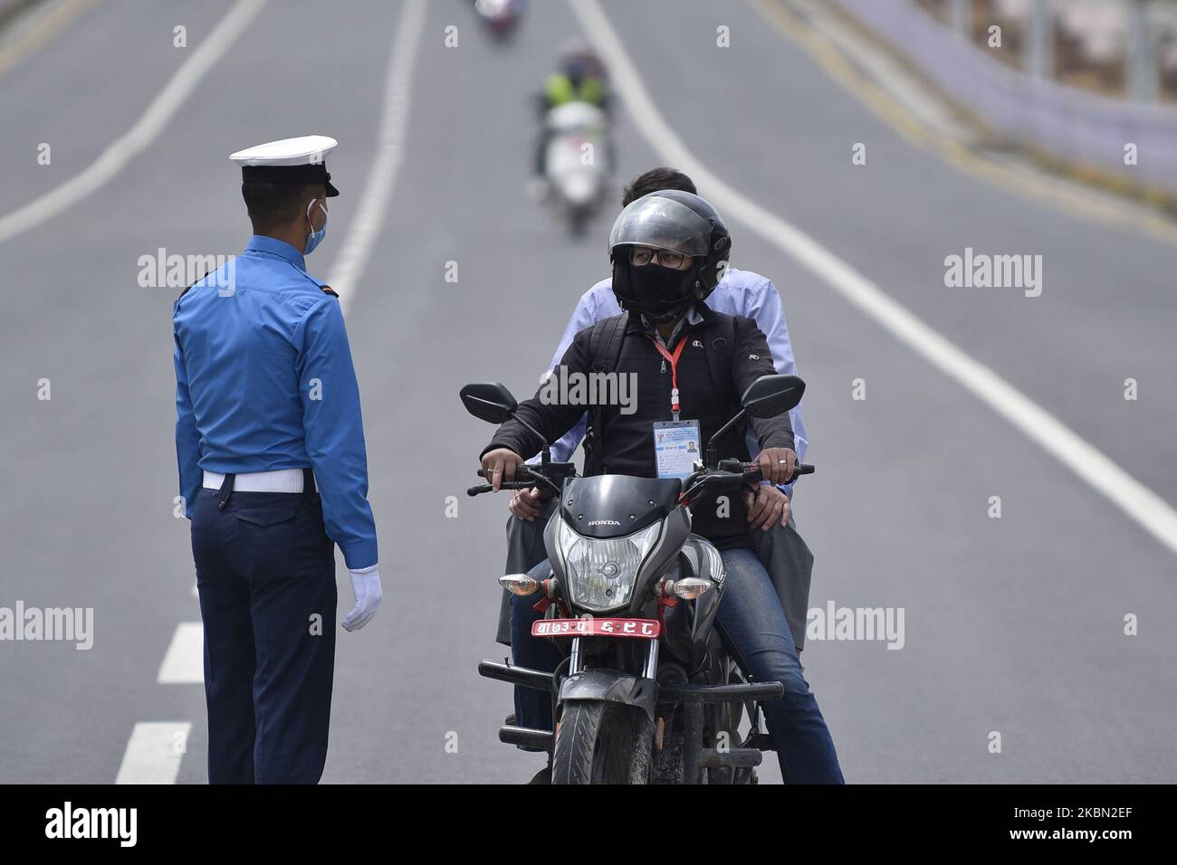Nepal Police personnel strict on checking vehicle driving passes in ...