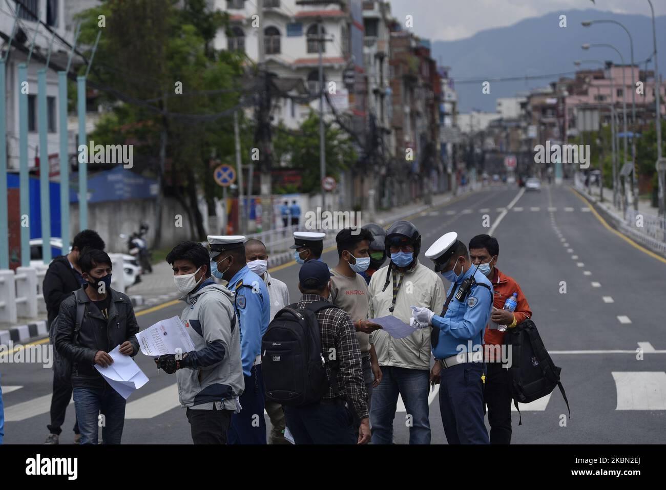 Nepal Police personnel strict on checking vehicle driving passes in ...