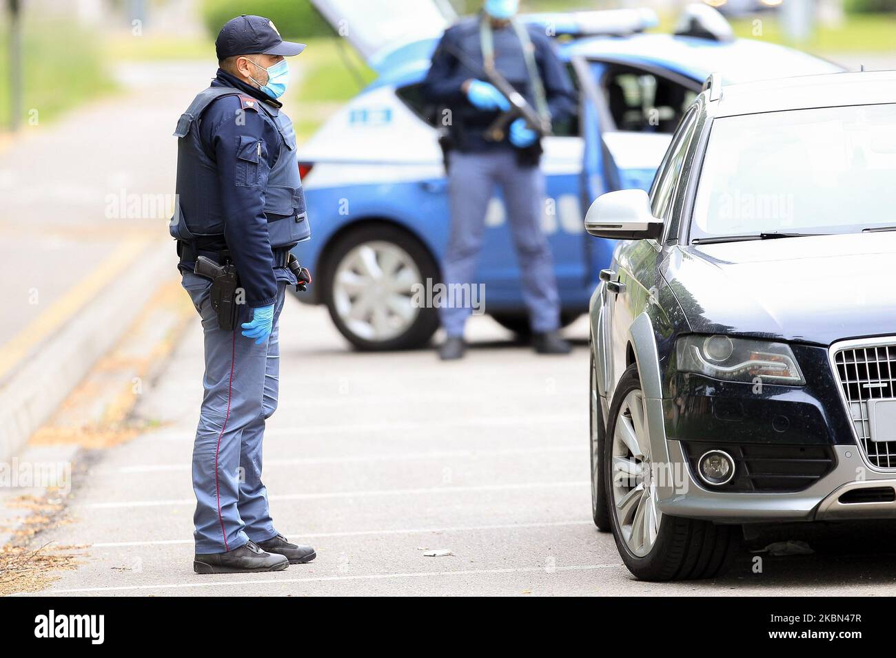 Polizia stradale police car hi-res stock photography and images - Alamy