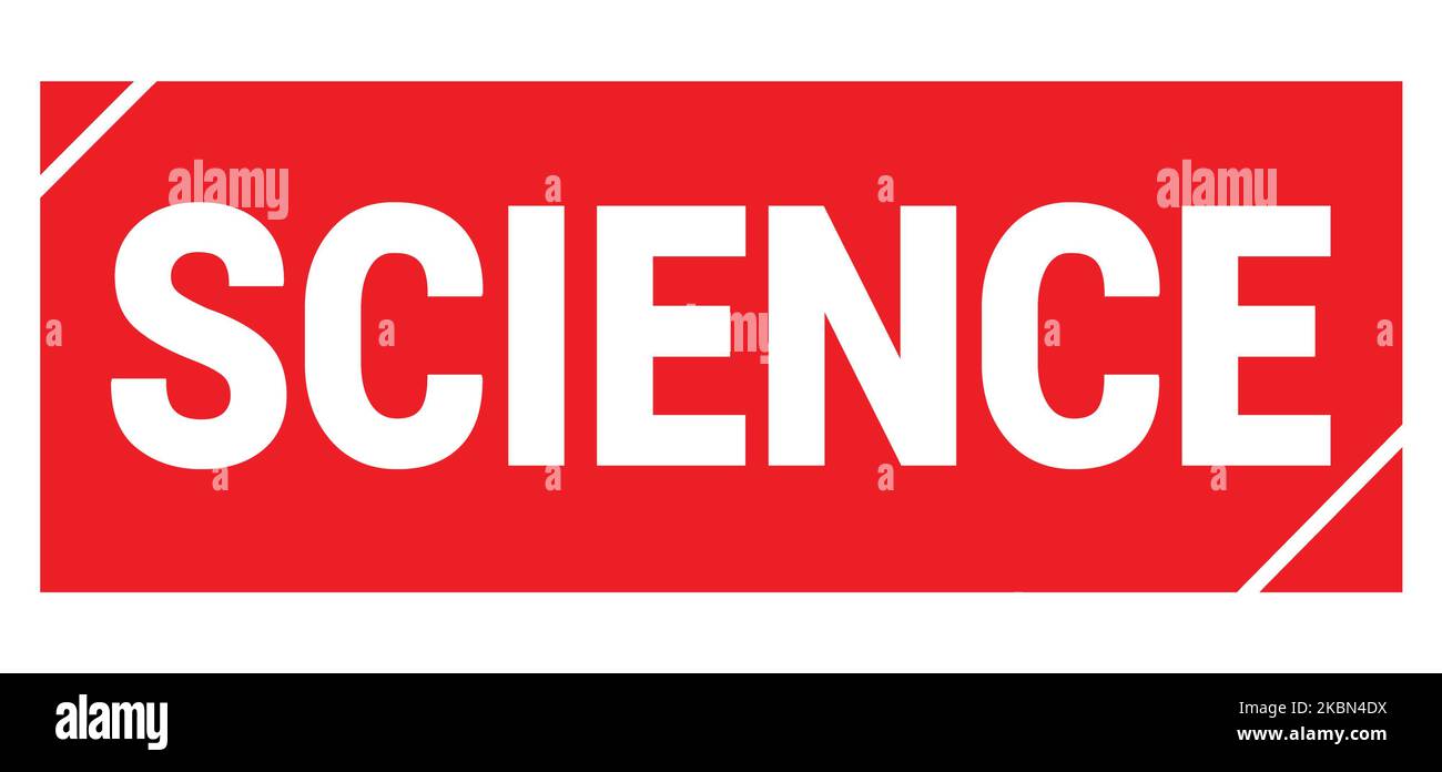 SCIENCE text written on red grungy stamp sign Stock Photo - Alamy