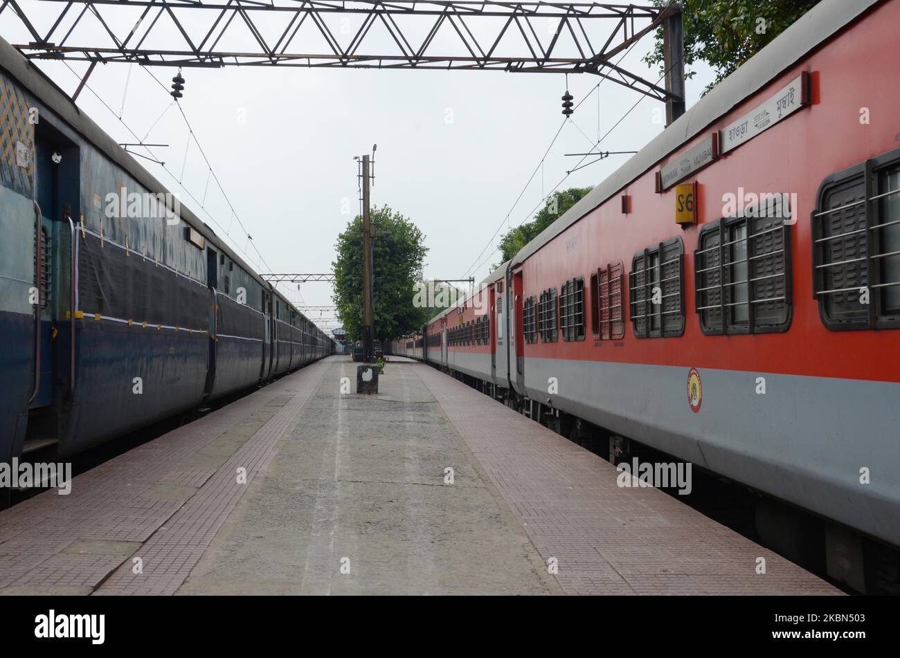 Train's after carriage converted into an isolation ward for COVID-19 ...