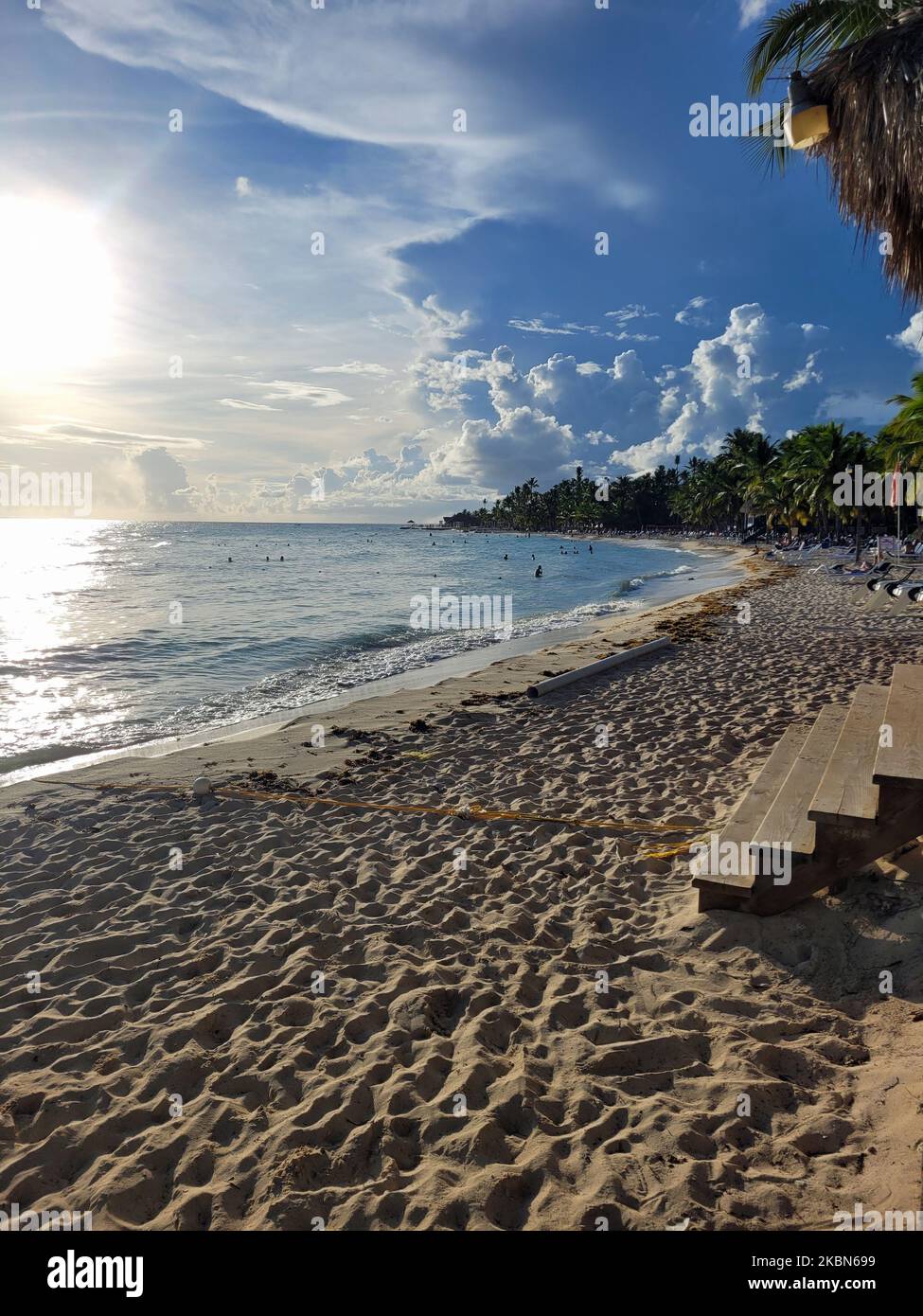exotic tropical bay near bayahibe in the dominican republic Stock Photo ...