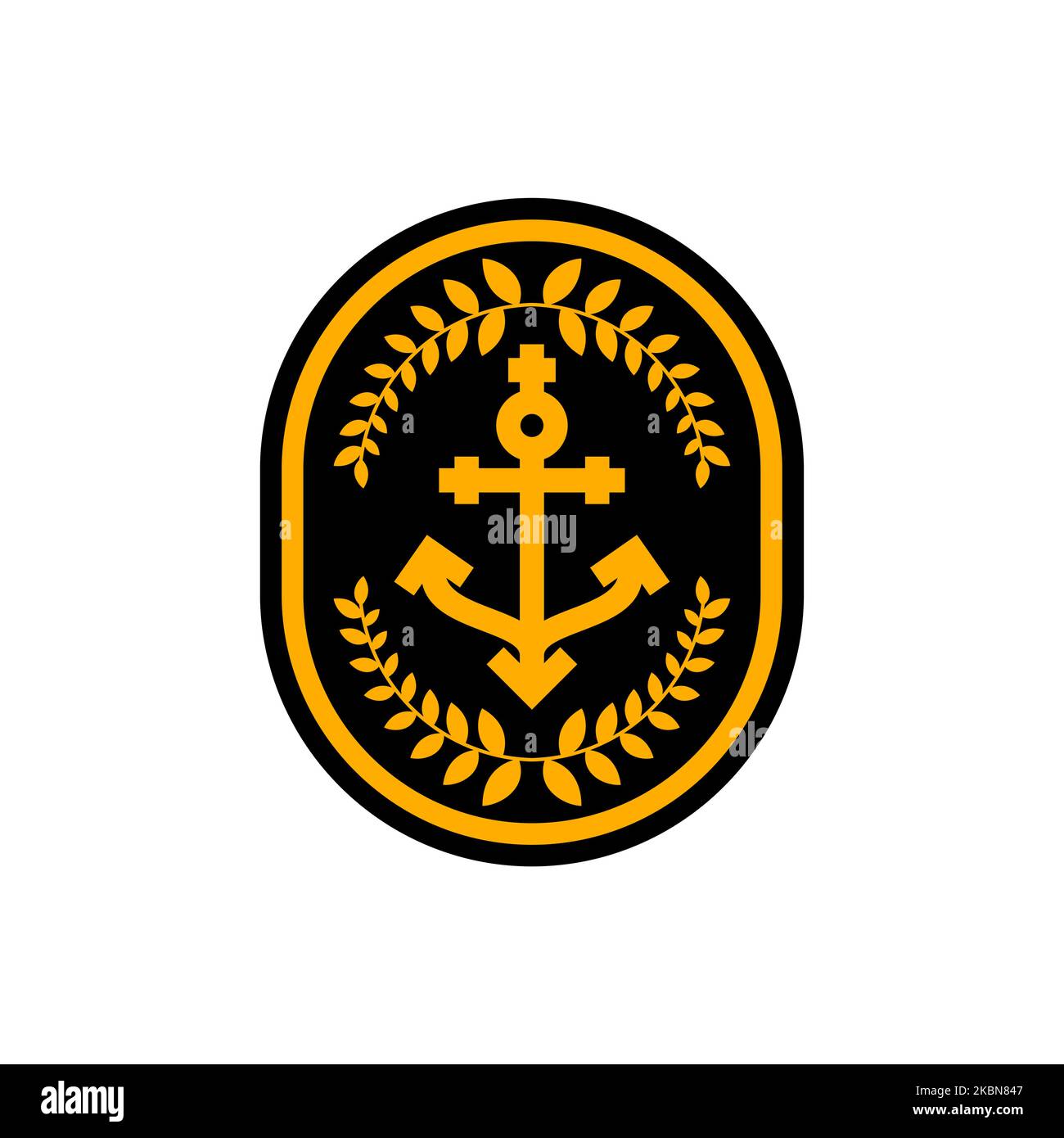 Captain sign. Nautical anchor logo. Vector illustration Stock Vector ... Captain sign. Nautical anchor logo. Vector illustration Stock Vector ...