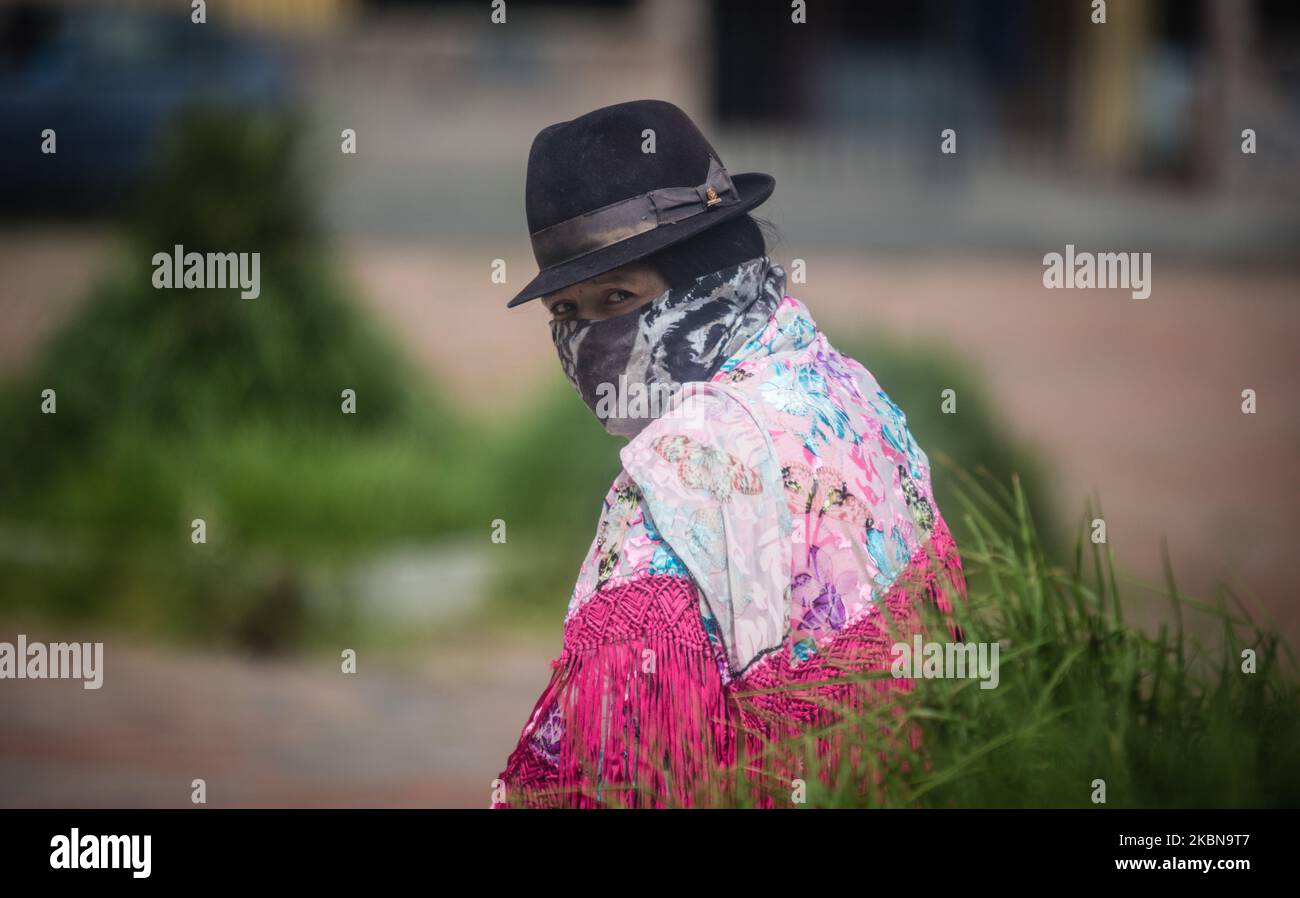 People in Quito, Ecuador, on May 3, 2020, during the coronavirus ...