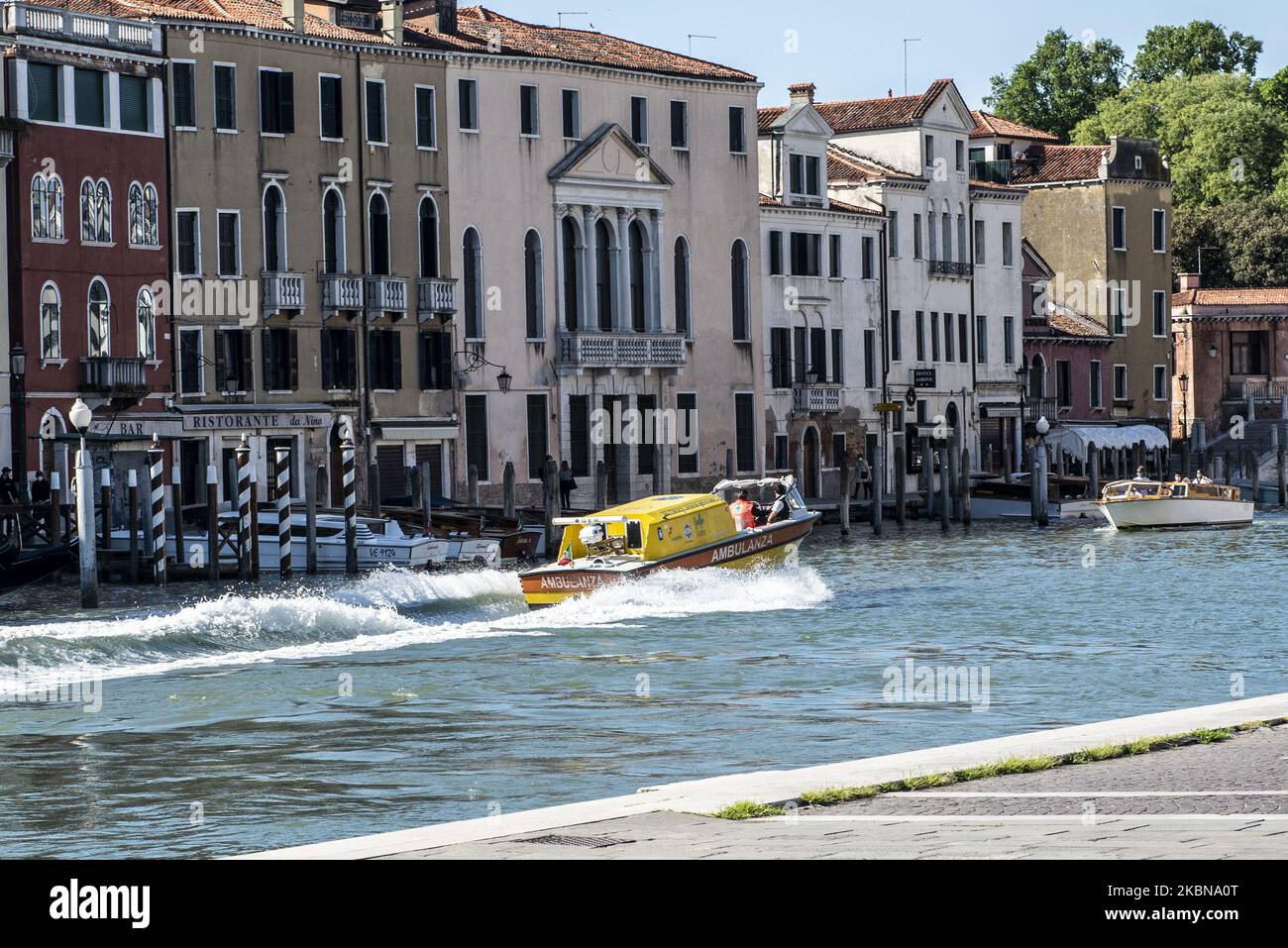 An ambulance during an emergency in Venice, Italy (Photo by Giacomo ...