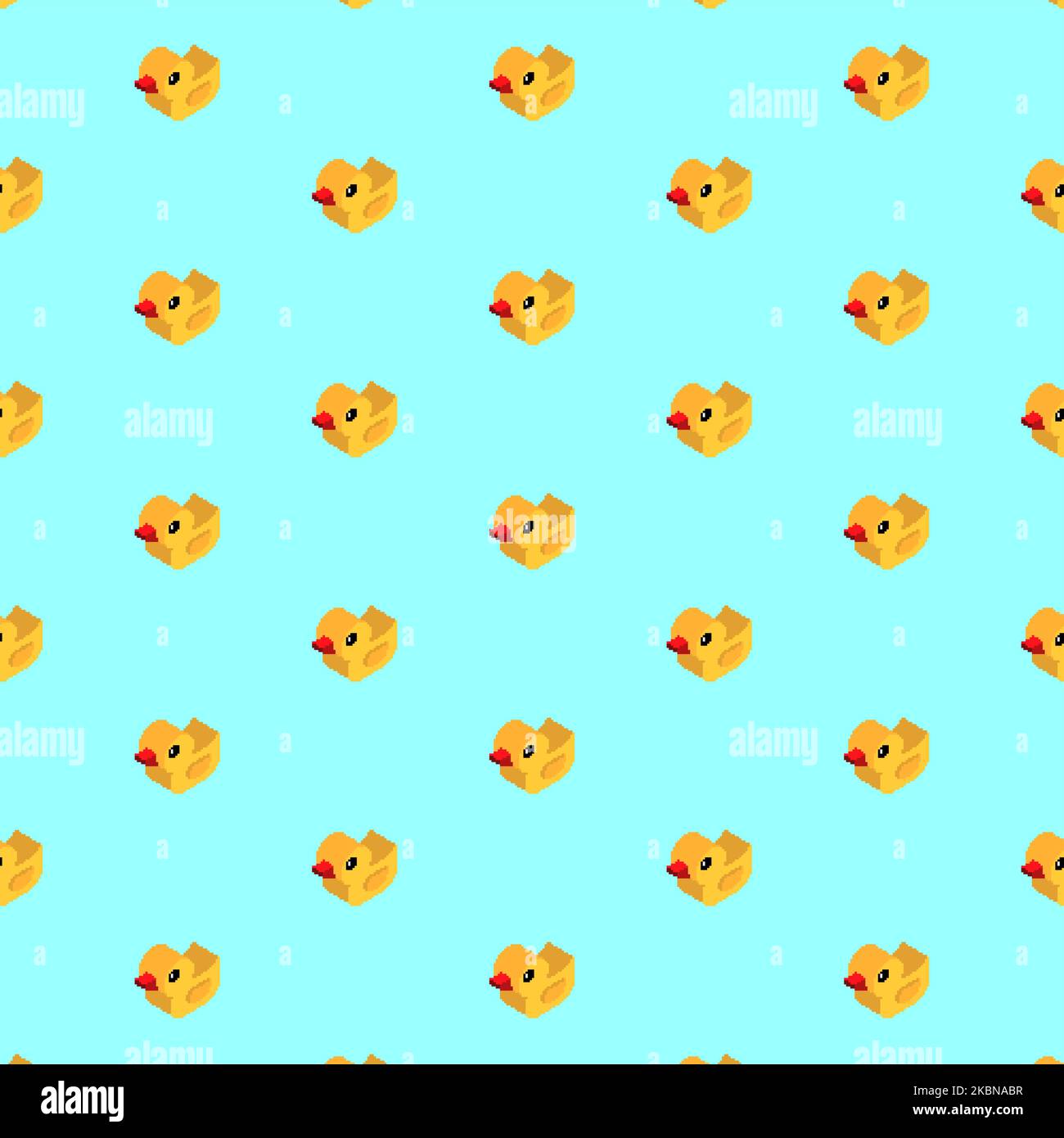 Rubber duck pixel art pattern seamless. 8 bit background. pixelated ... Rubber duck pixel art pattern seamless. 8 bit background. pixelated ...