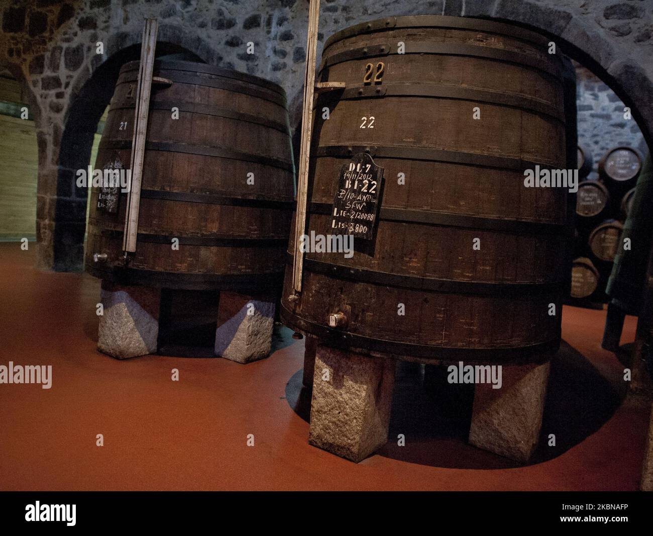 Calem port wine cellars, in Porto, Portugal, Port wine. These wines ...