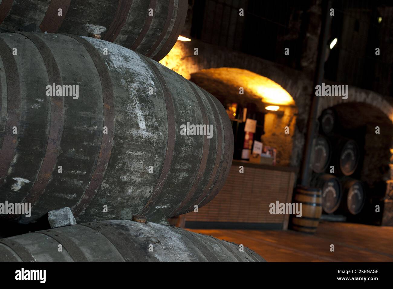 JW Burmester port wine cellars, in Porto, Portugal, Port wine. These ...