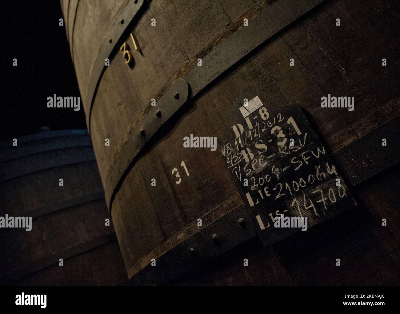 Calem port wine cellars, in Porto, Portugal, Port wine. These wines ...