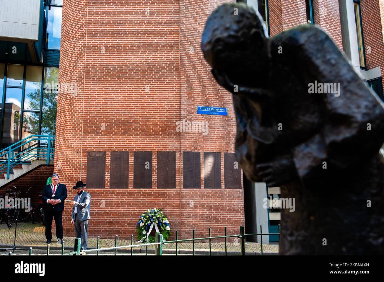 Rabbi M. Levin and Mayor of Nijmegen Hubert Bruls,who is also the ...