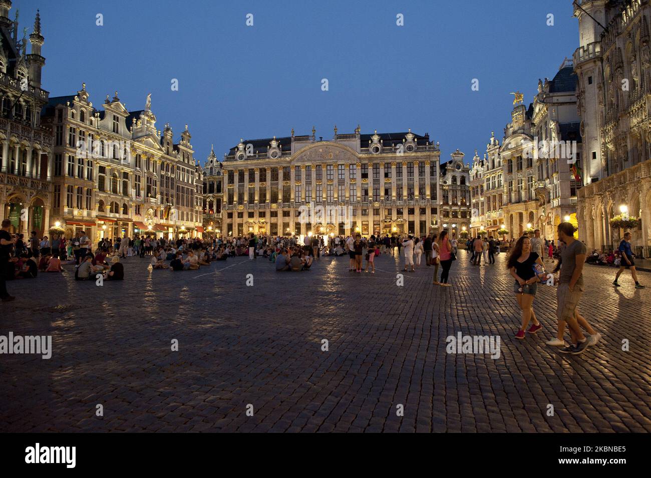 The Grand-Place is the central square of Brussels, it is surrounded by ...