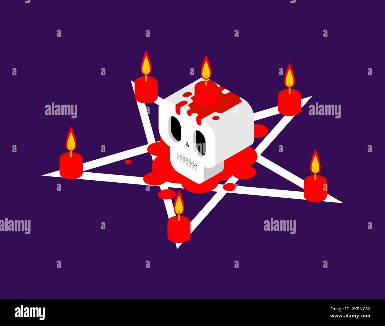 Ritual art satanic Stock Vector Images - Alamy