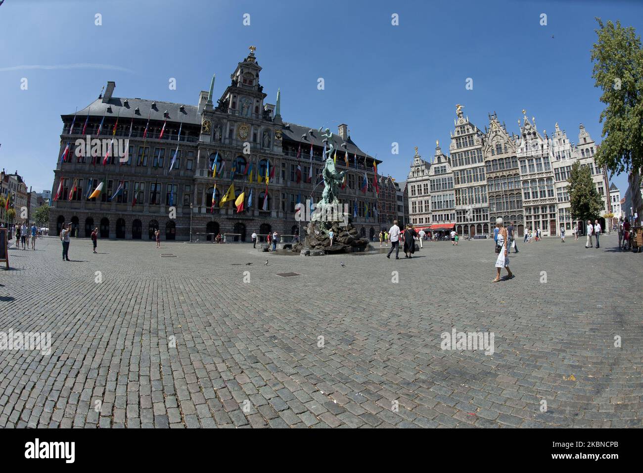 The Antwerp City Hall is a port city on the Scheldt river of Belgium ...