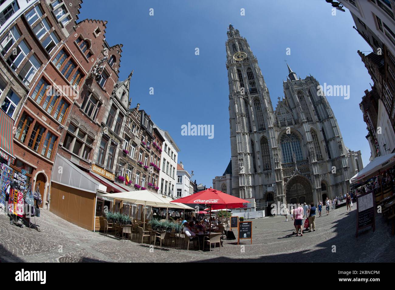 The cathedral of Antwerp, Belgium, is dedicated to the Virgin Mary and ...