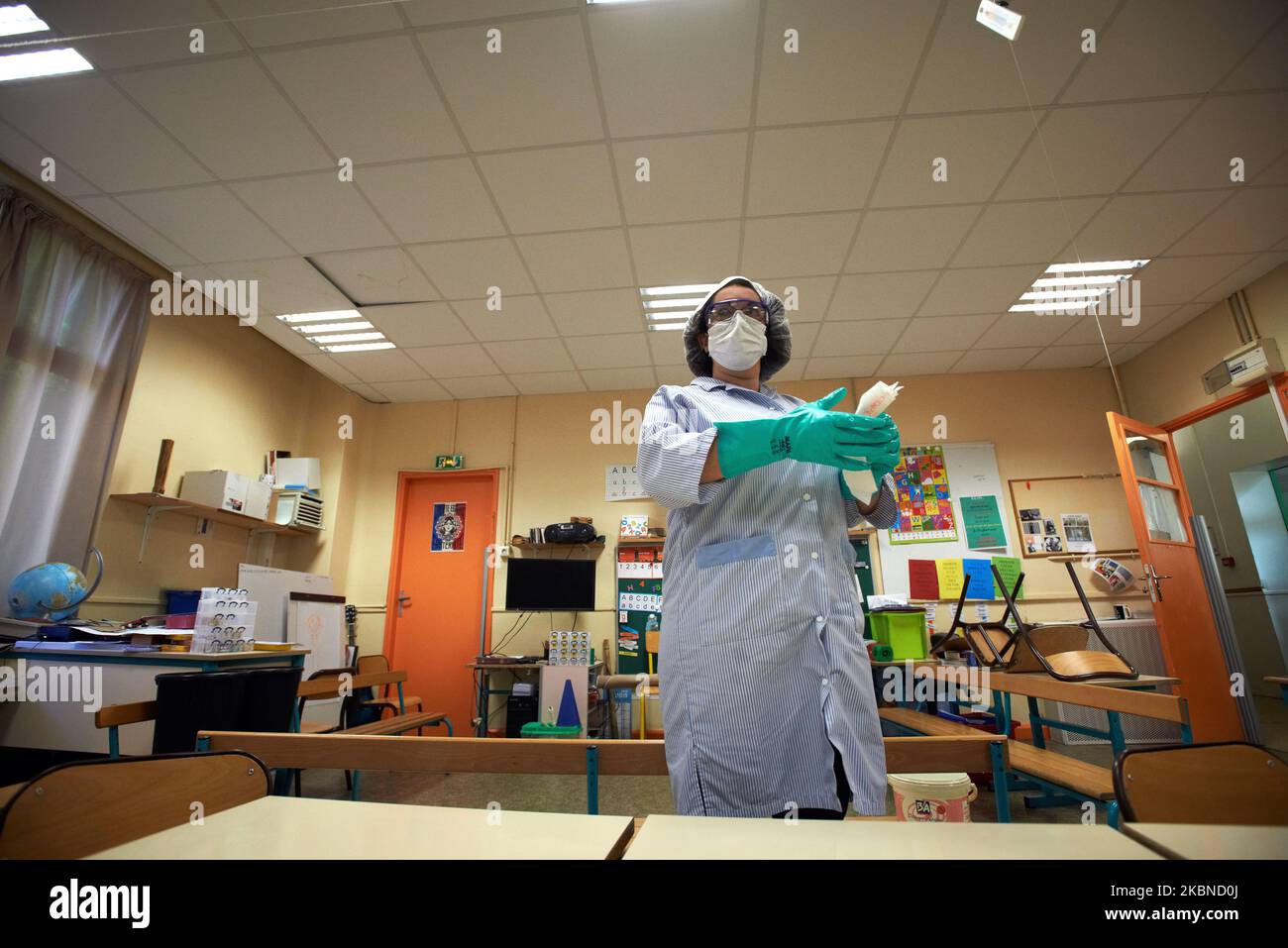 The school's staff must clean and disinfect every classroom, every ...