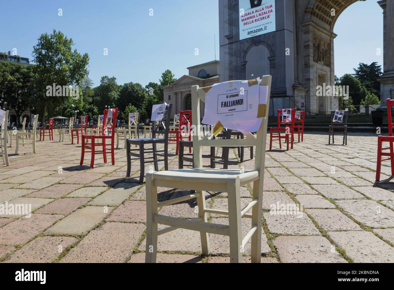 The restaurants owners protest against the regulation, which is easing ...