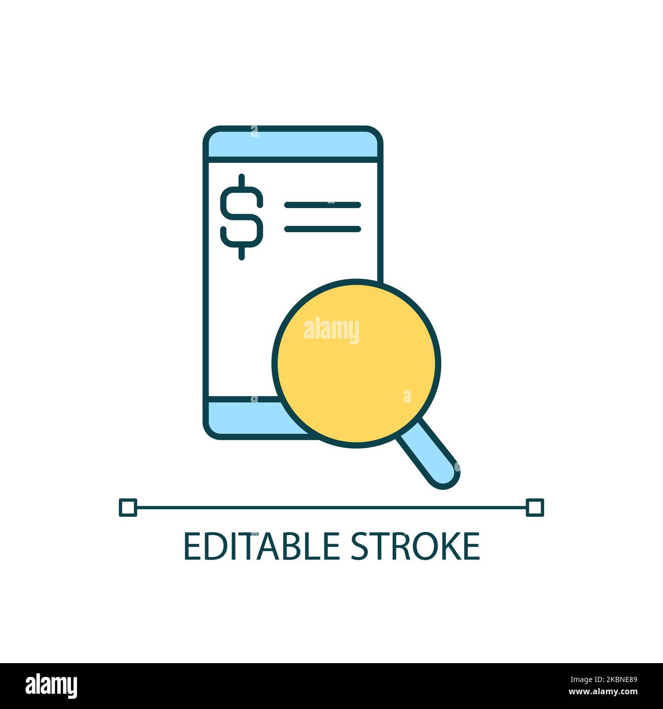 Online money transfer tracking RGB color icon Stock Vector Image & Art ...