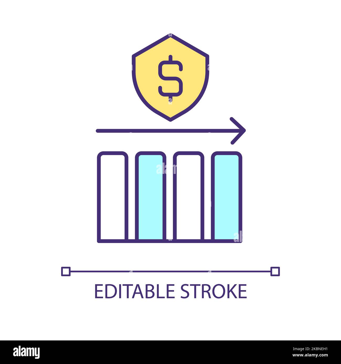 Economic stability symbol Stock Vector Images - Alamy