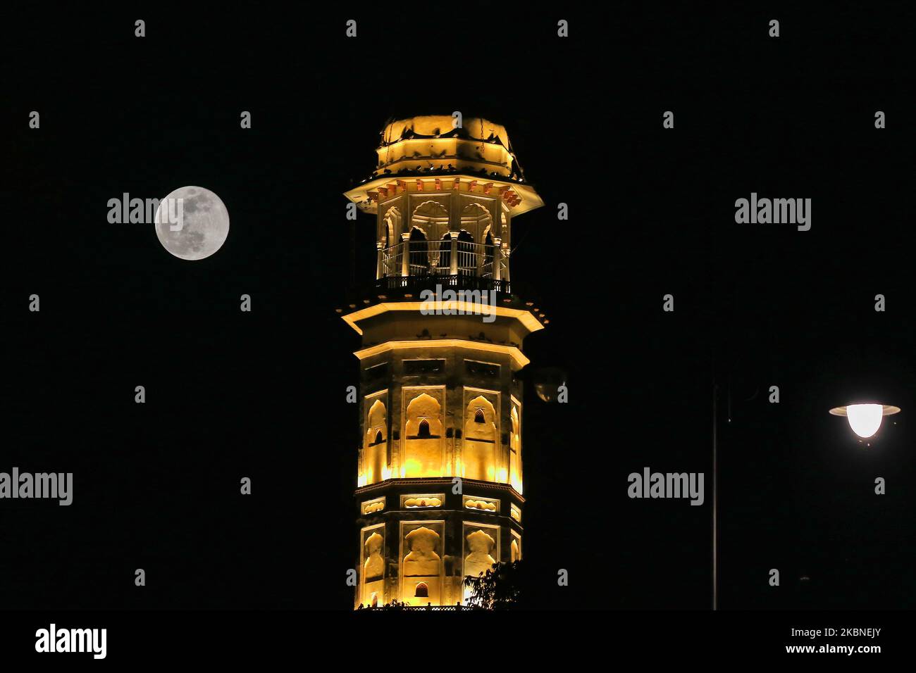 A view of full moon on the occasion of Buddha Purnima in Jaipur ...