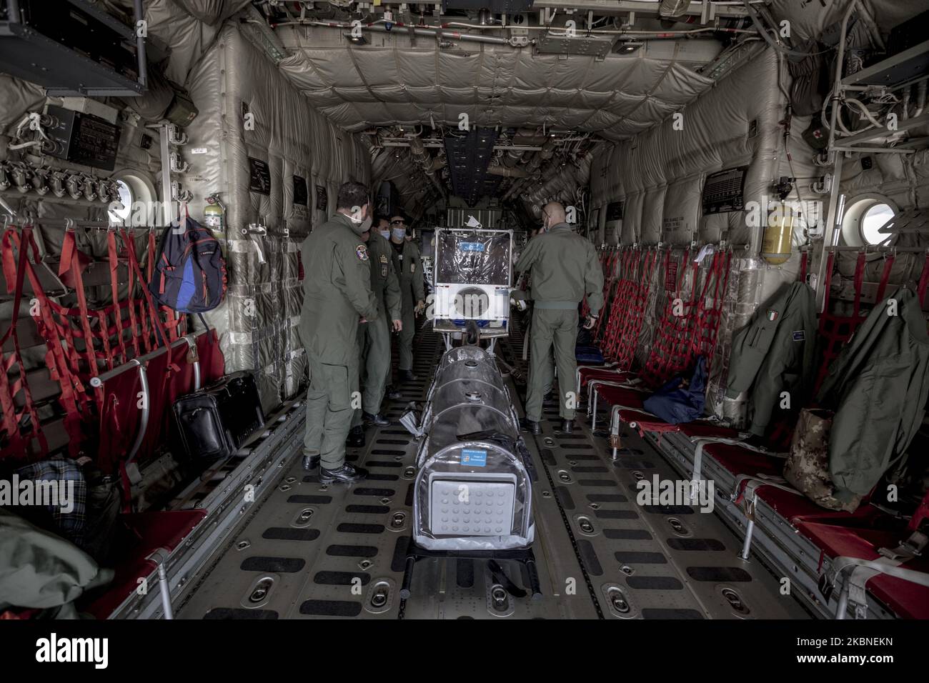 Air force military unit drill, in Pisa, Italy, on April 27, 2020. The ...