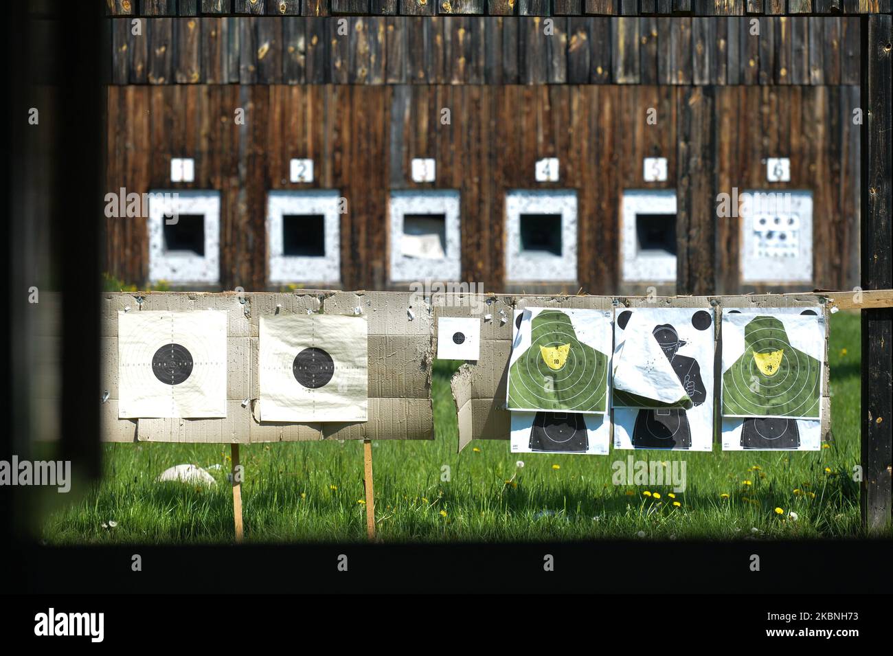 Shooting targets at 'Pasternik' Shooting range in Krakow. Since Monday ...
