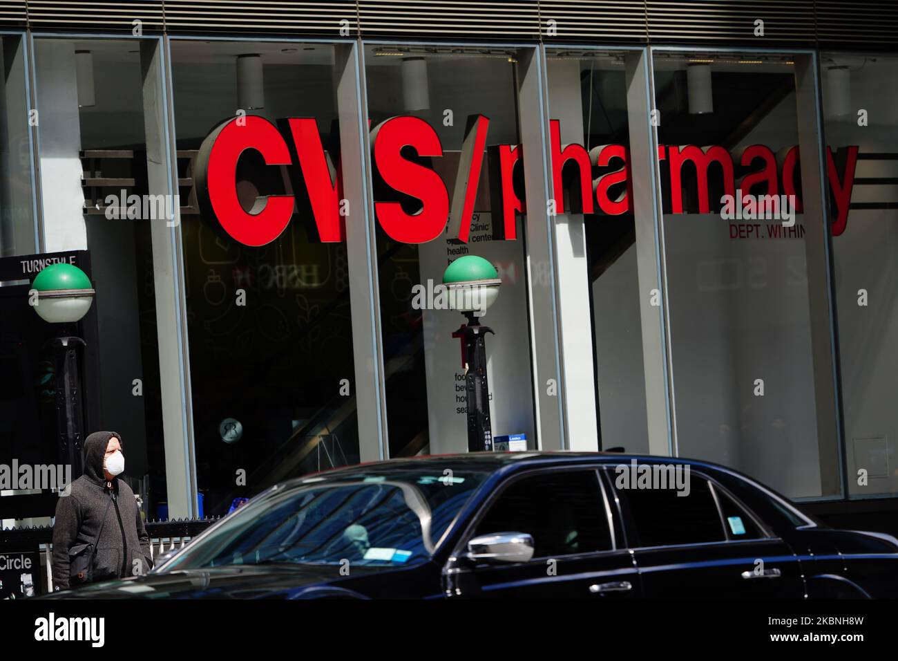 A view of CVS Pharmacy New York City USA during the coronavirus ...