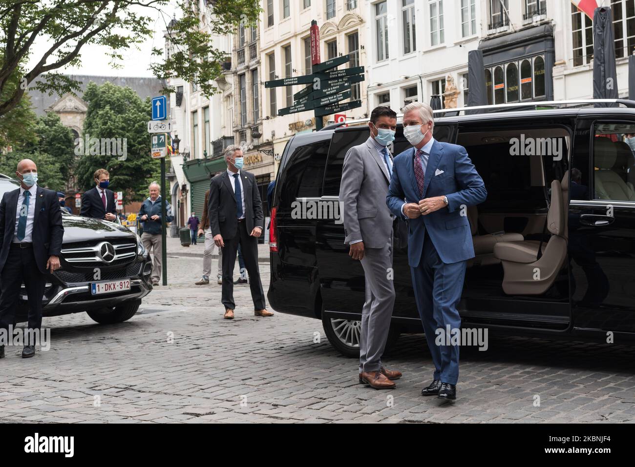 King Philippe - Filip Of Belgium arrives at La Galerie Du Roi (King's ...