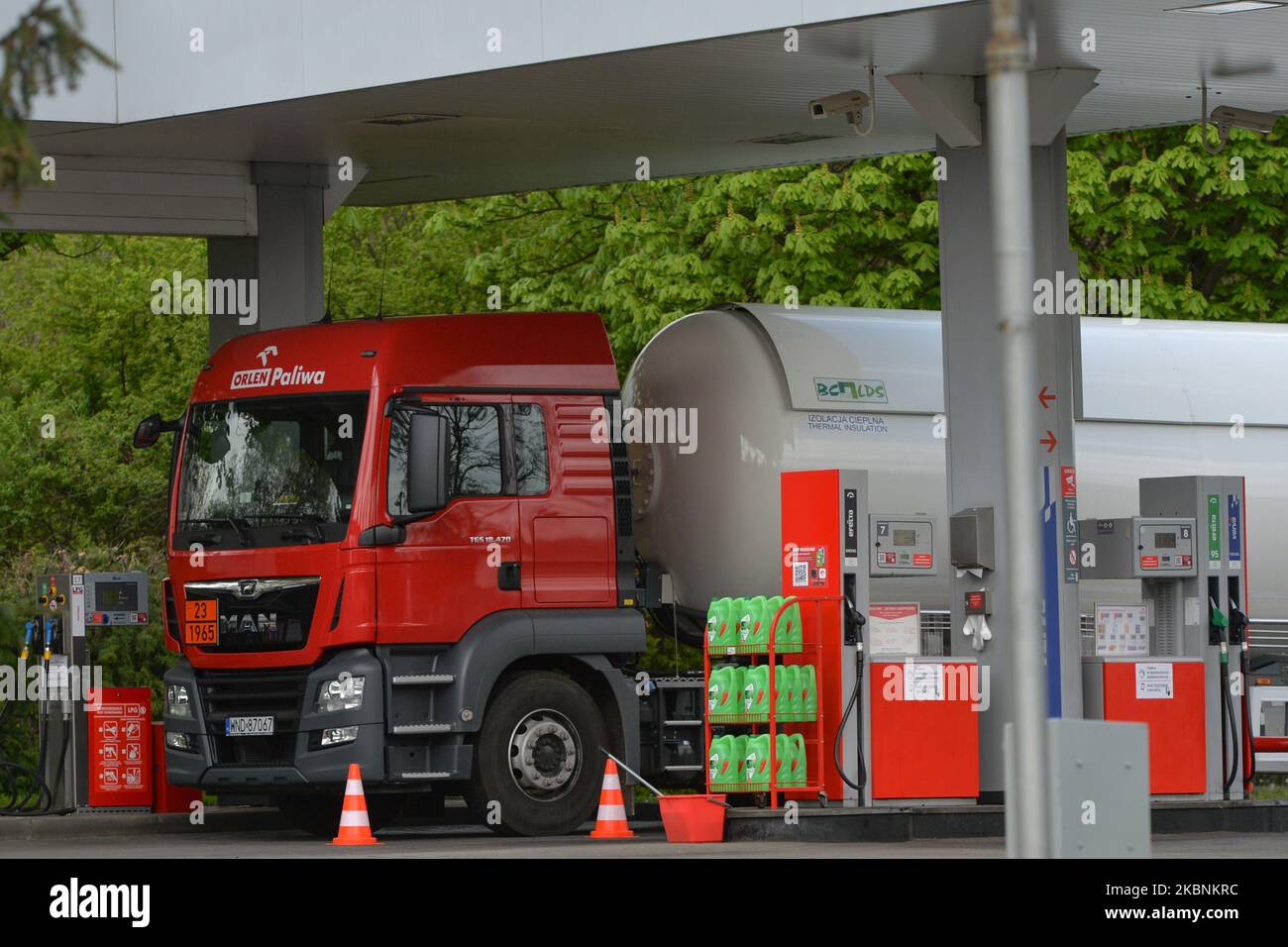 Orlen tank hi-res stock photography and images - Alamy