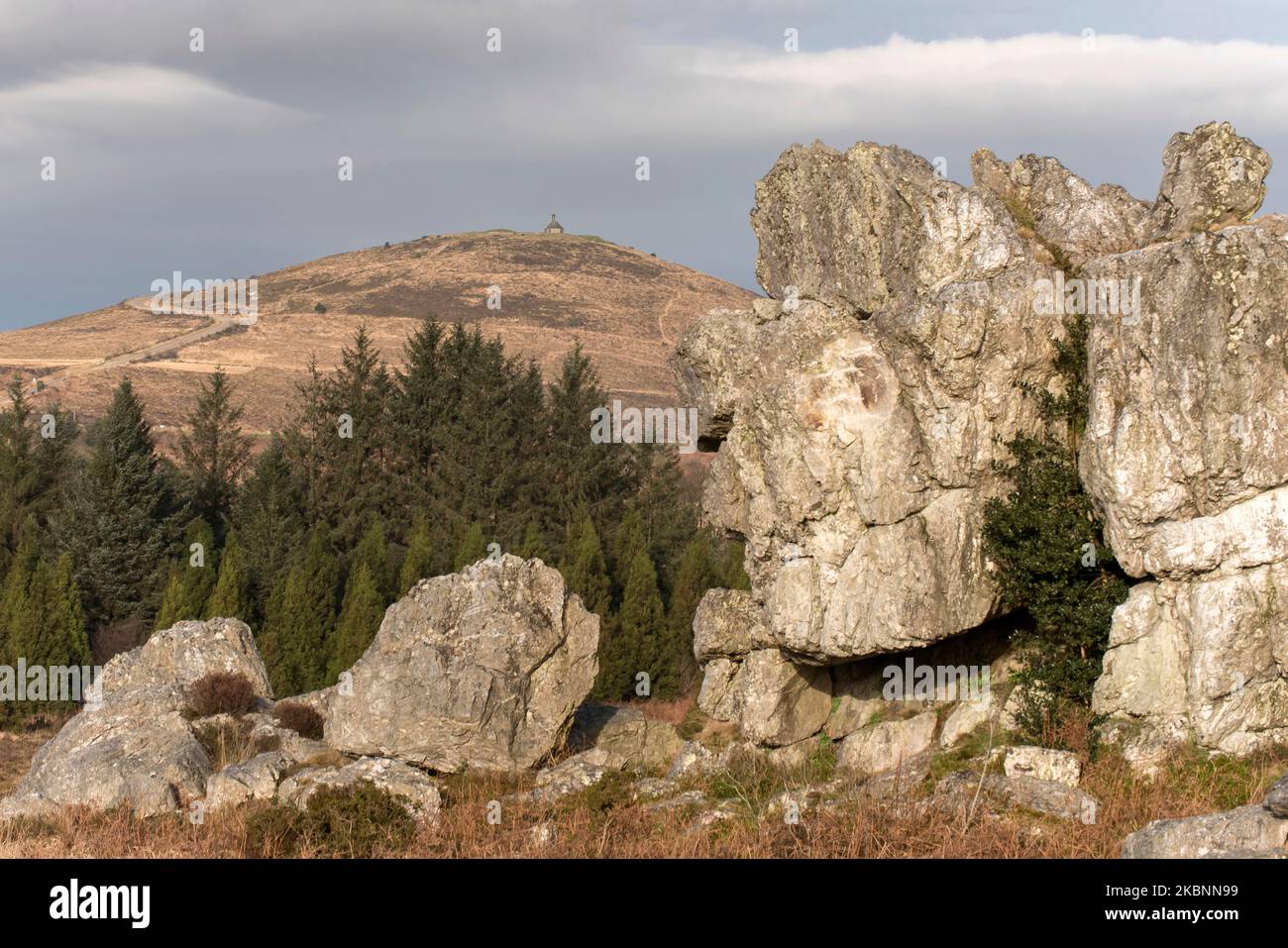 Rocks of roch cleguer hi-res stock photography and images - Alamy