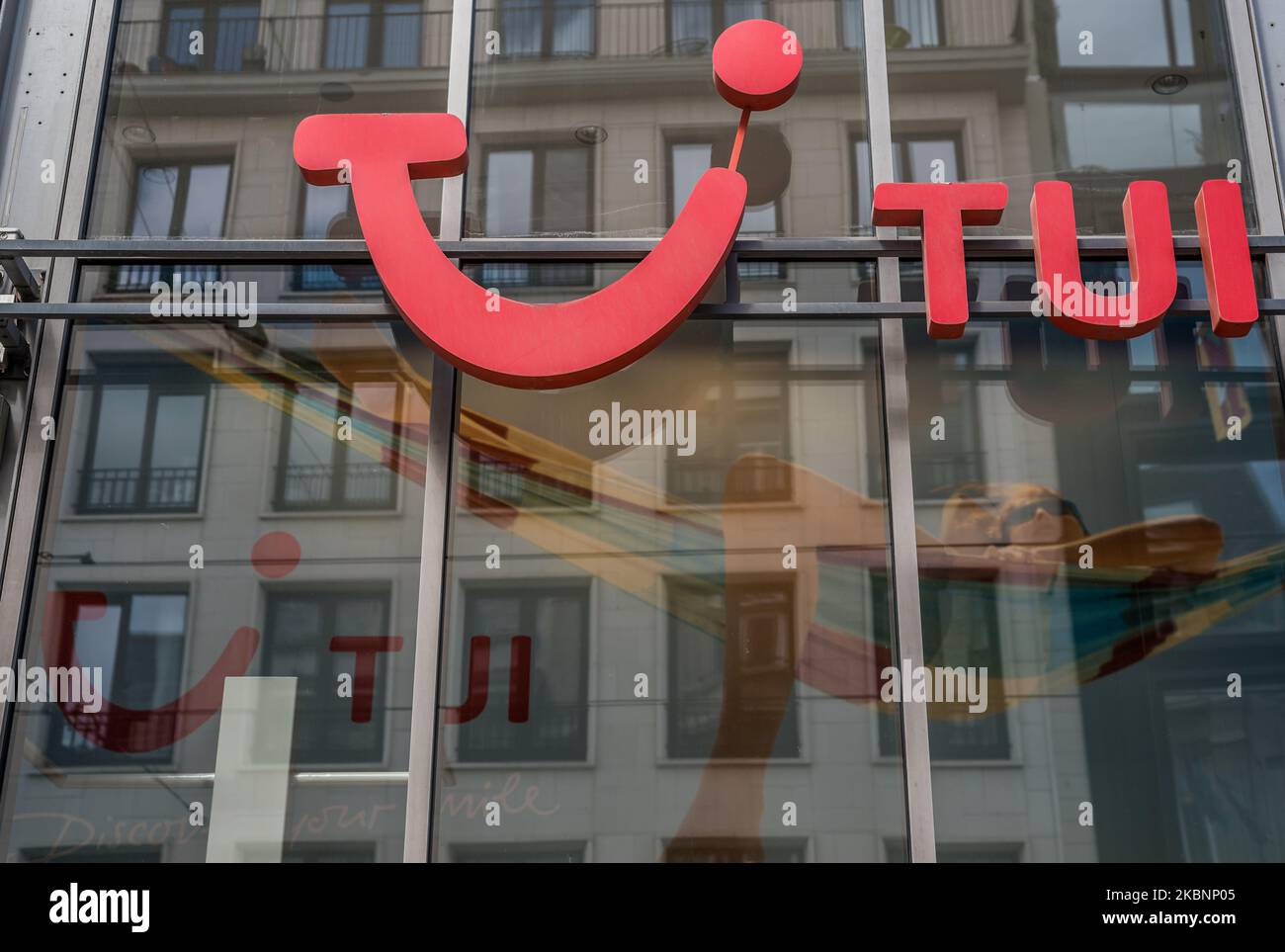 A view of TUI Group office in Ghent, Belgium, on May 13, 2020. Europe's ...
