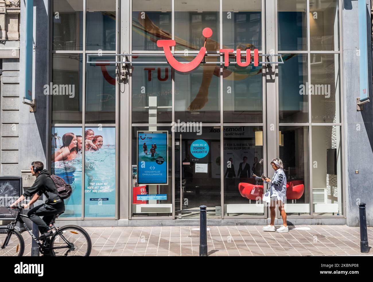 A view of TUI Group office in Ghent, Belgium, on May 13, 2020. Europe's ...