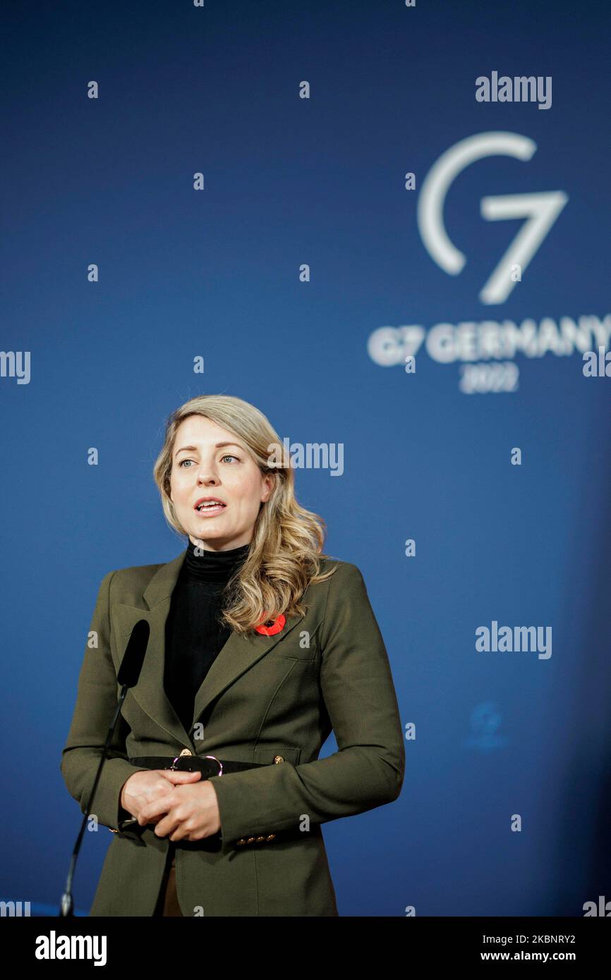 Muenster, Deutschland. 04th Nov, 2022. Melanie Joly, Foreign Minister ...