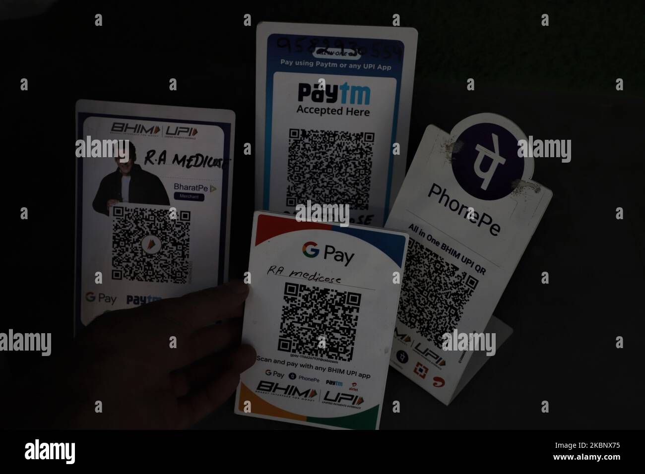 Paytm qr codes hi-res stock photography and images - Alamy