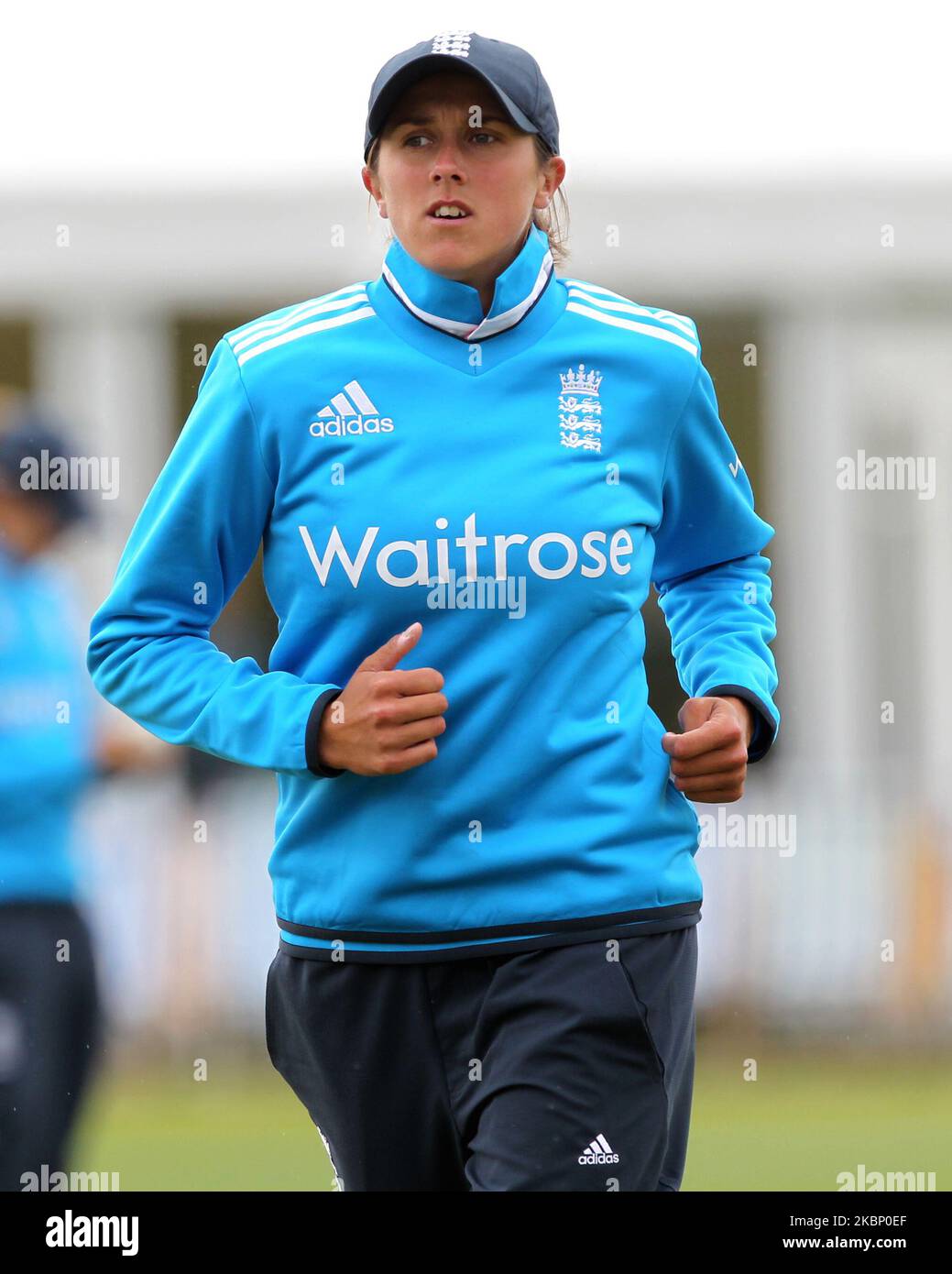 Jenny Gunn of Englandduring the First One Day International between ...