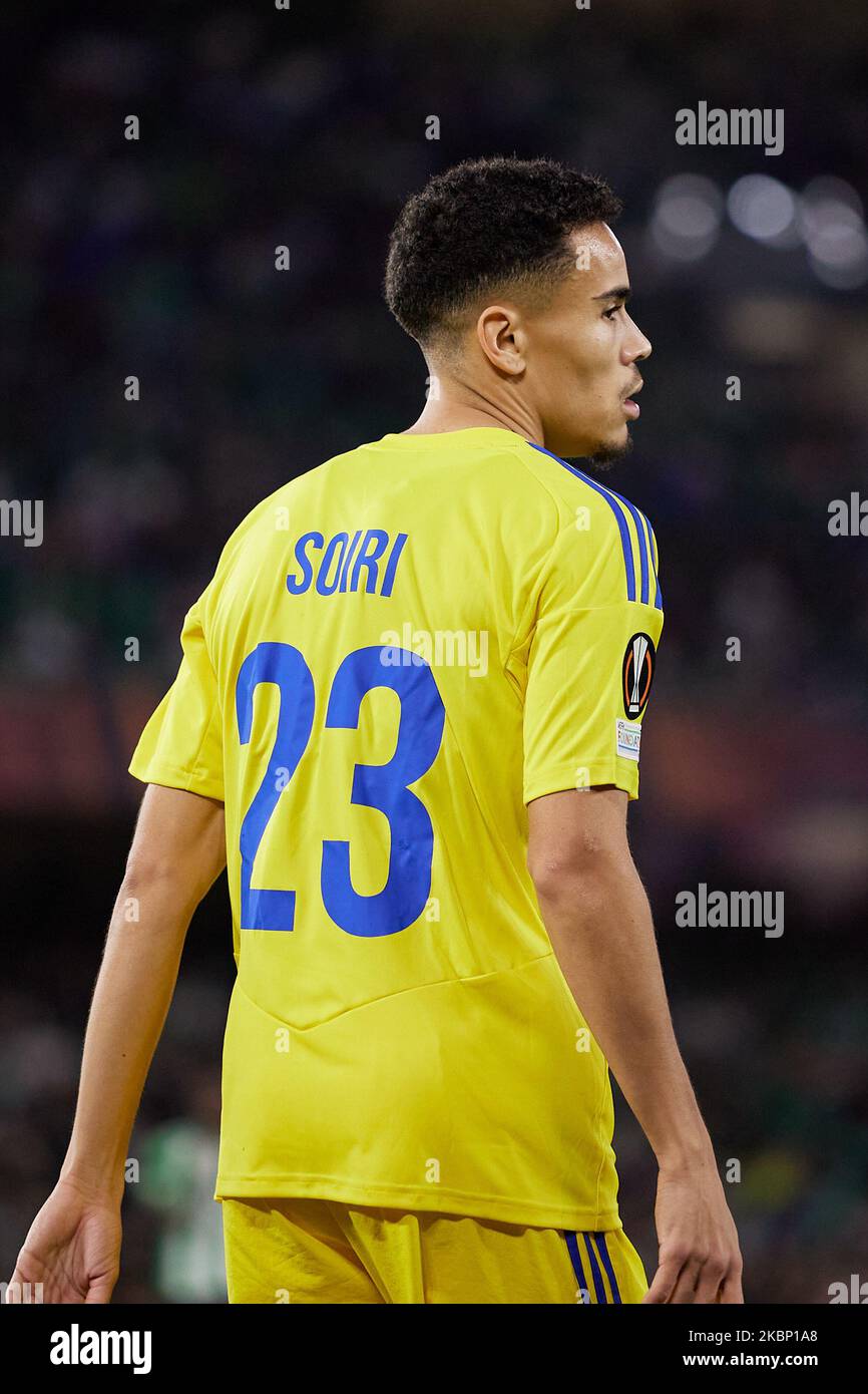 Seville, Spain. 03rd, November 2022. Pyry Soiri (23) of HJK Helsinki ...